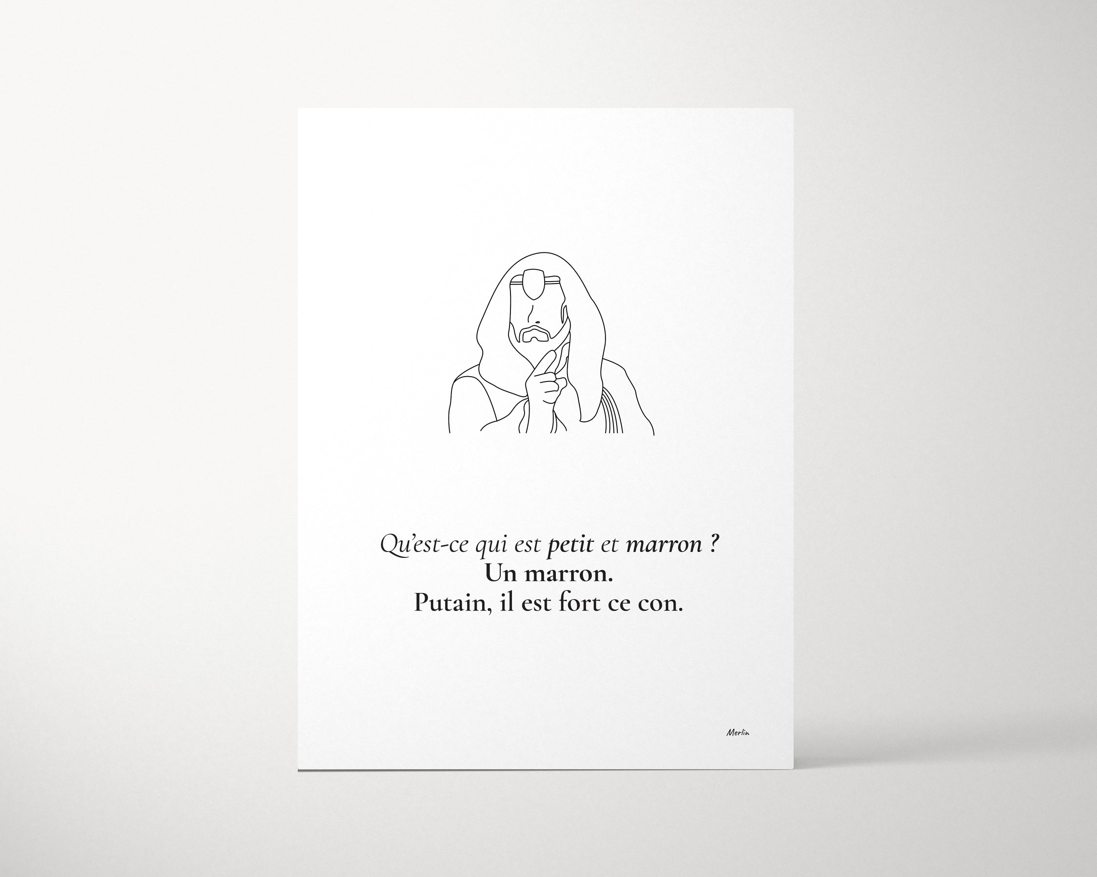 Affiche Kaamelott - "Un marron" – FRENCH PAIR